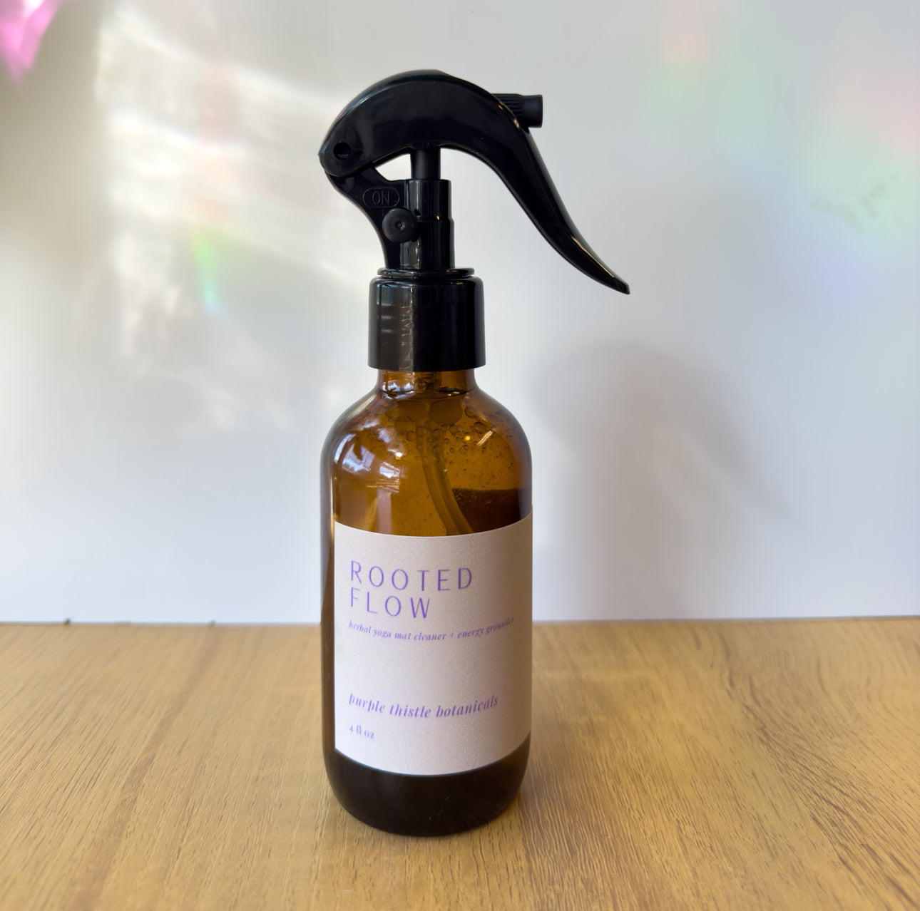 Rooted Flow Yoga Mat Cleaner + Grounder – Purple Thistle Botanicals
